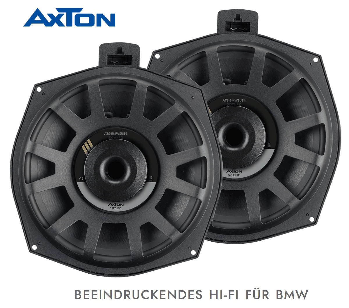 Axton Ats Bsub4 8“ 20 Cm Auto Untersitz Subwoofer Untersitzbass Plug